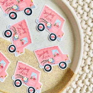 Cupid Postal Truck Sticker - Waterproof Sticker - Etsy