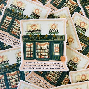 Fall Shop Around the Corner Sticker - Waterproof Sticker - Etsy