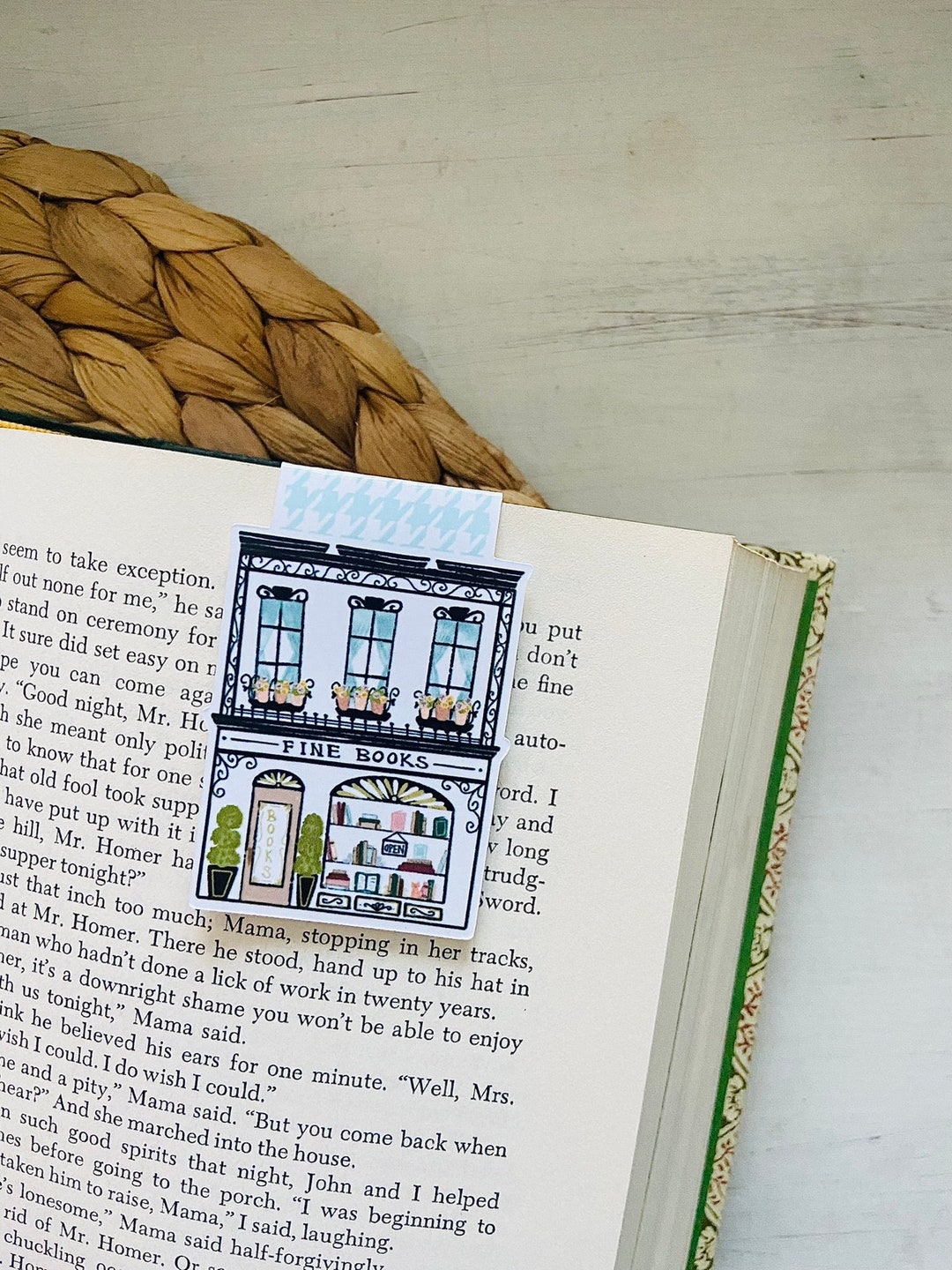Bookshop Magnetic Bookmark - Etsy