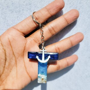 Ocean Theme Gift, Beach Keychain, Ocean Keychain, Resin Letter Keychain ...