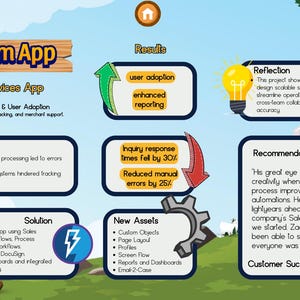 Salesforce Portfolio Canva Template | Editable Website PDF Format ...