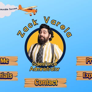 Salesforce Portfolio Canva Template | Editable Website PDF Format ...