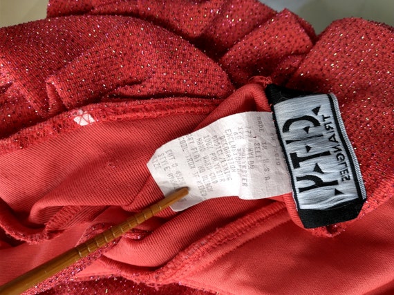 1990s Skintight Halter Dress with Sparkle Jessica Rab… - Gem