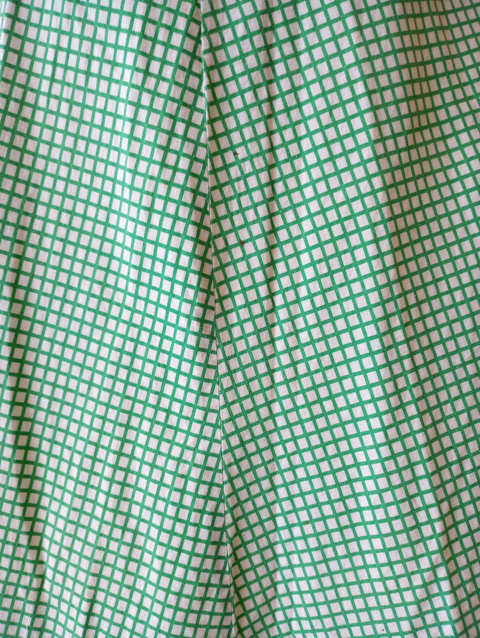 1940s Dress Winnie Mae Frocks Gingham With Floral & Ruffle Detail ...