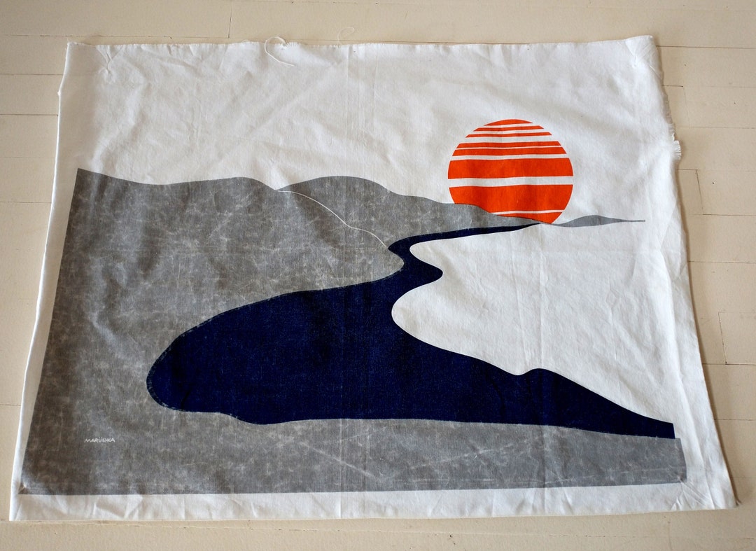 Vintage Marushka 70s Mid Century Pop Art Inspired 41x32 Inches Modern ...
