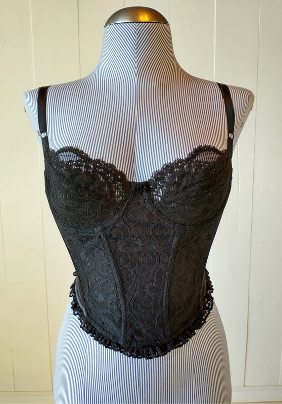 OSCAR de la RENTA Vintage Corset Bustier Designer Lin… - Gem
