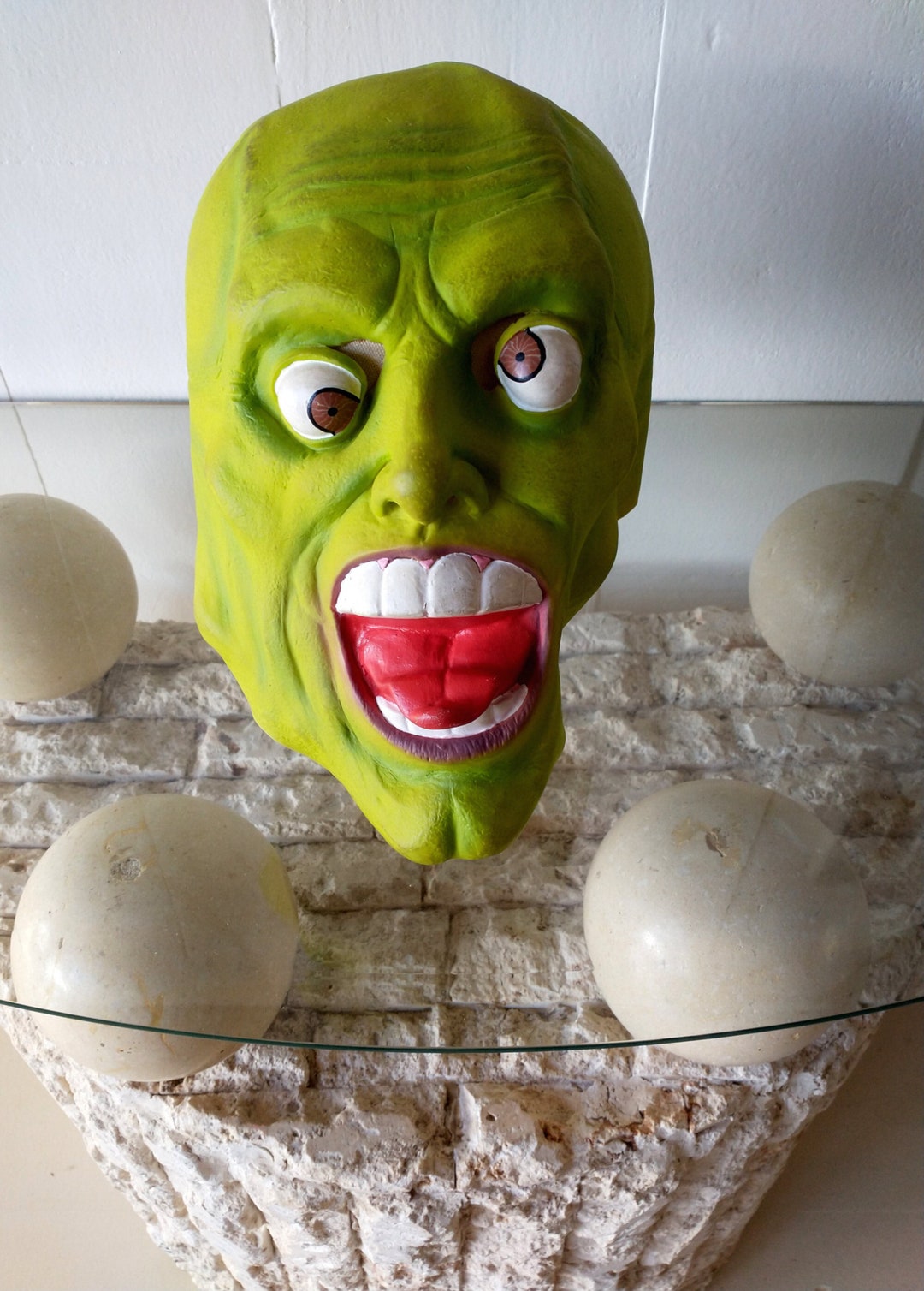 Vintage 90s THE MASK Halloween Hollywood Collectable Costume Nostalgia ...