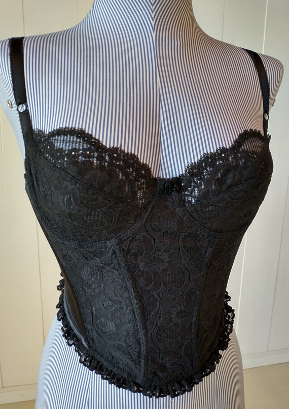 OSCAR de la RENTA Vintage Corset Bustier Designer Lin… - Gem