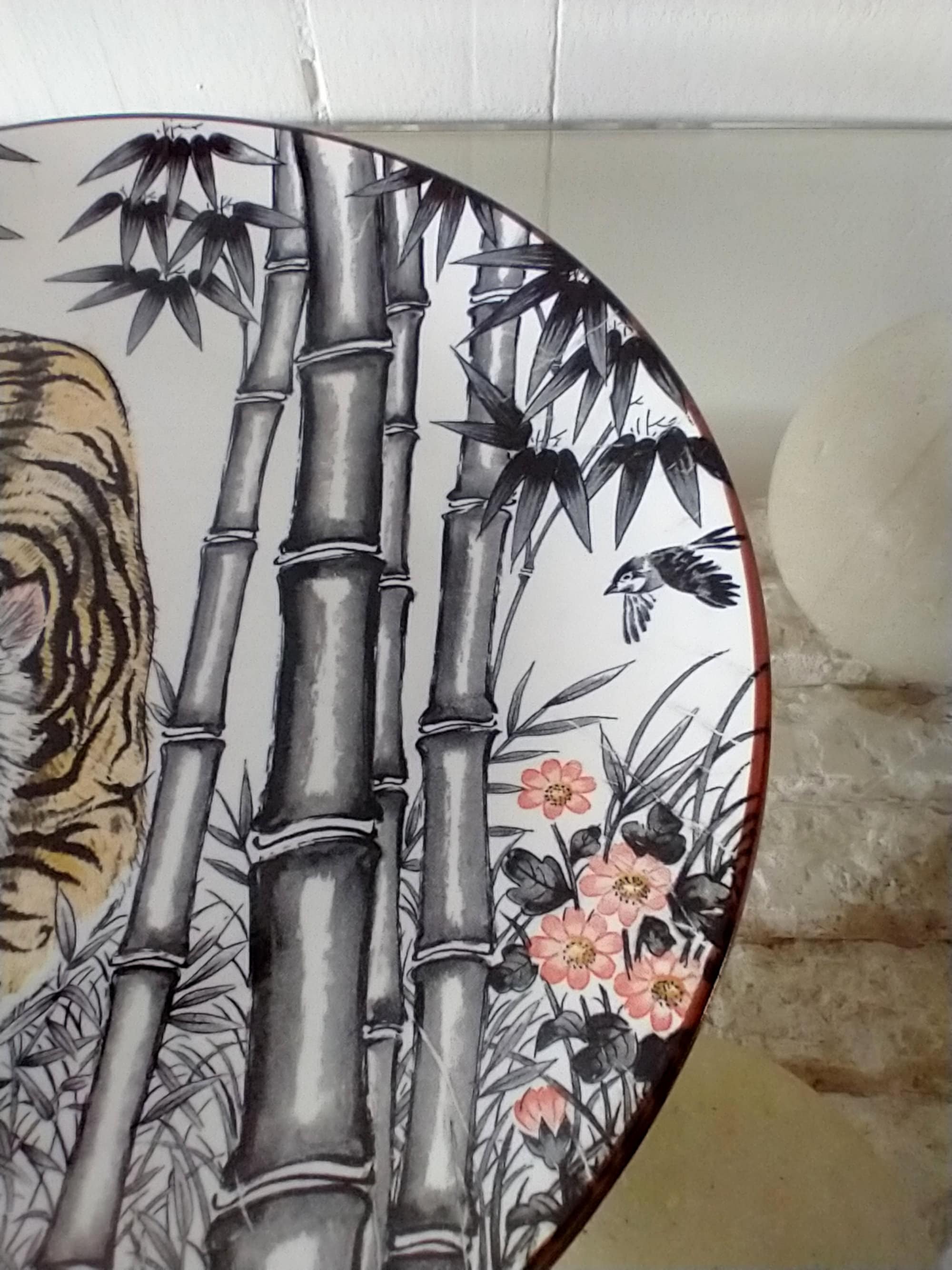 Vintage Tiger Ceramic Platter Year of the Tiger Collectable 12-13 ...