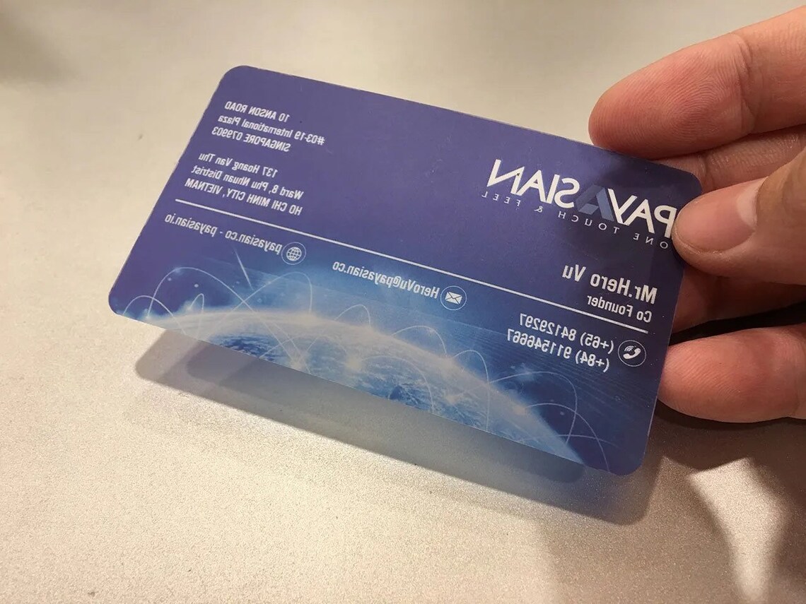 200 Frosted Plastic Business Card Custom Business Card - Etsy