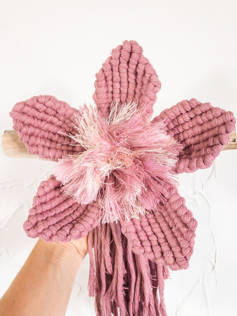 Macrame Wall Flower - Etsy