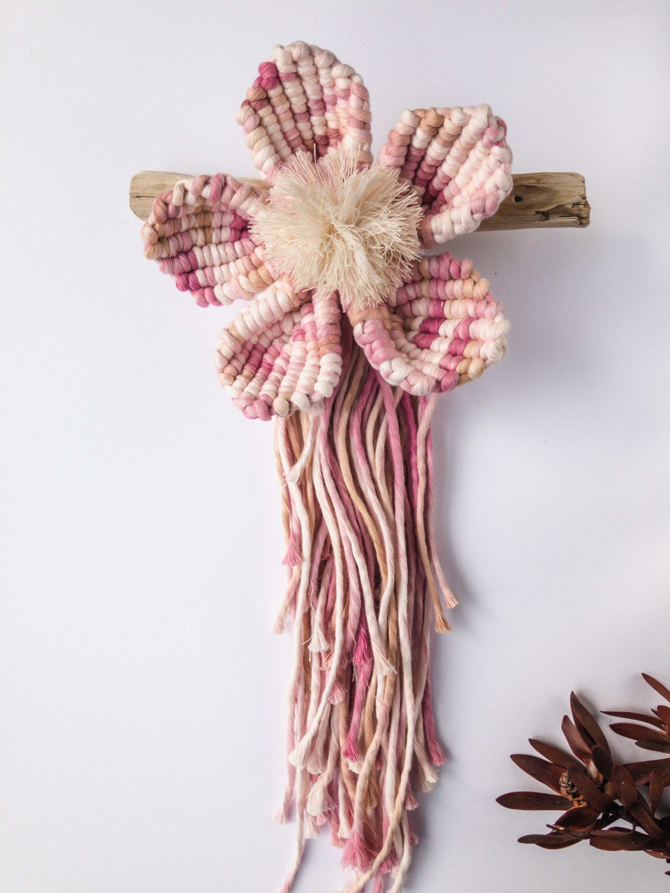 Macrame Wall Flower - Etsy