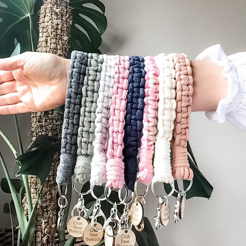 Macrame Key Chains - Etsy