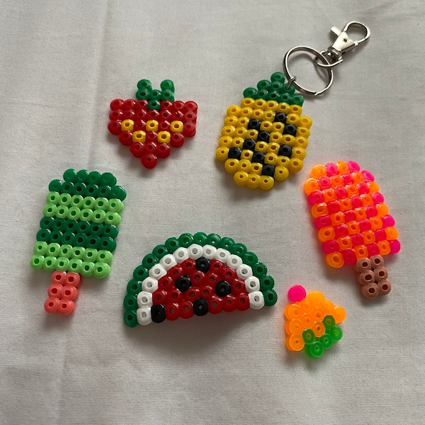 Fruit Hama Beads - Etsy UK