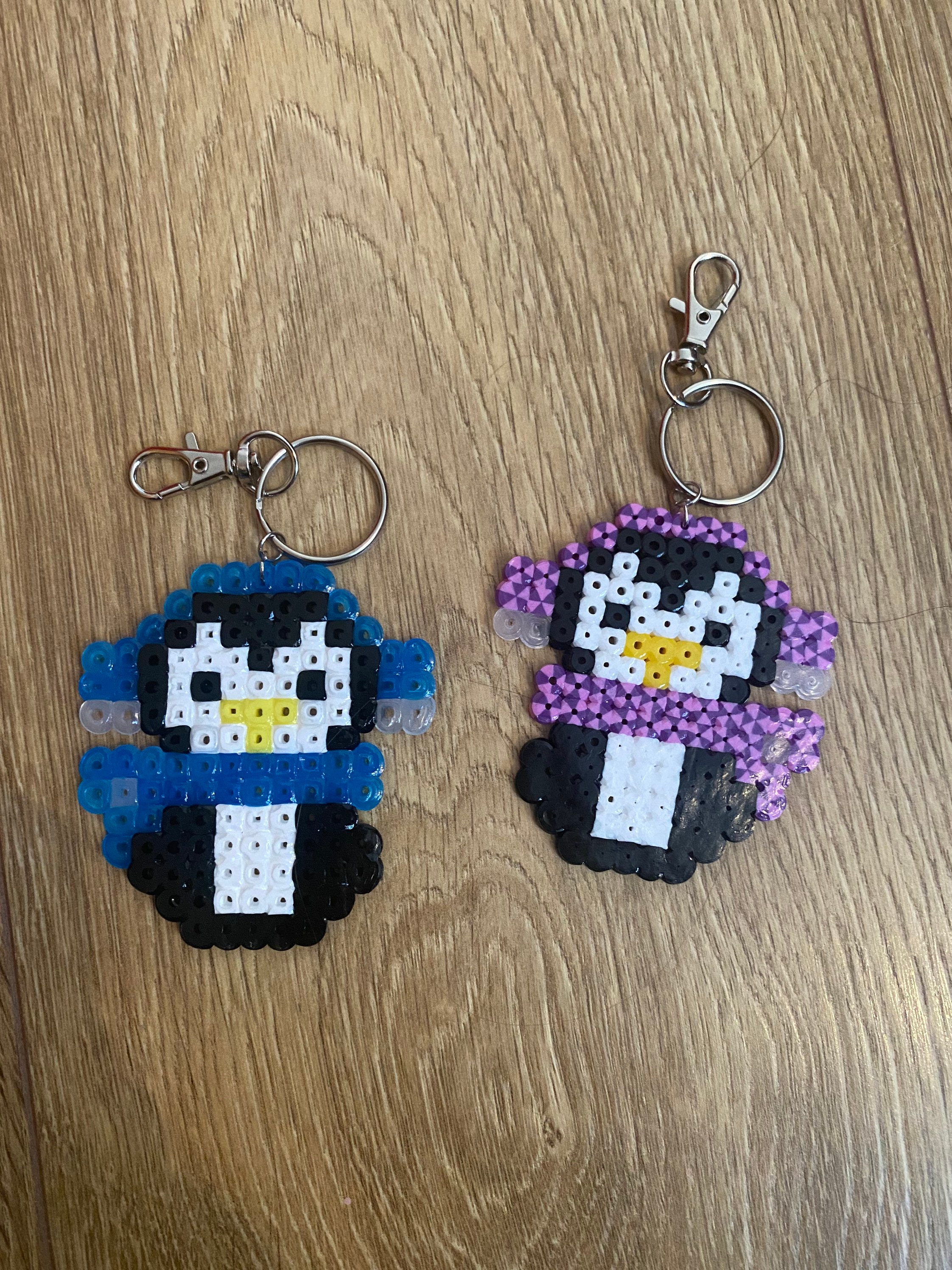 Hama Bead Christmas Keyring: Santa, Reindeer, Snowman - Stocking Filler ...