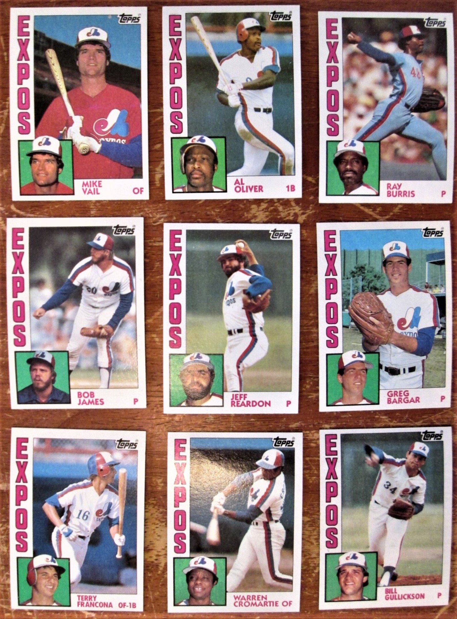 Baseball Cards 1984 Montreal Expos Team Set..dawson Carter - Etsy