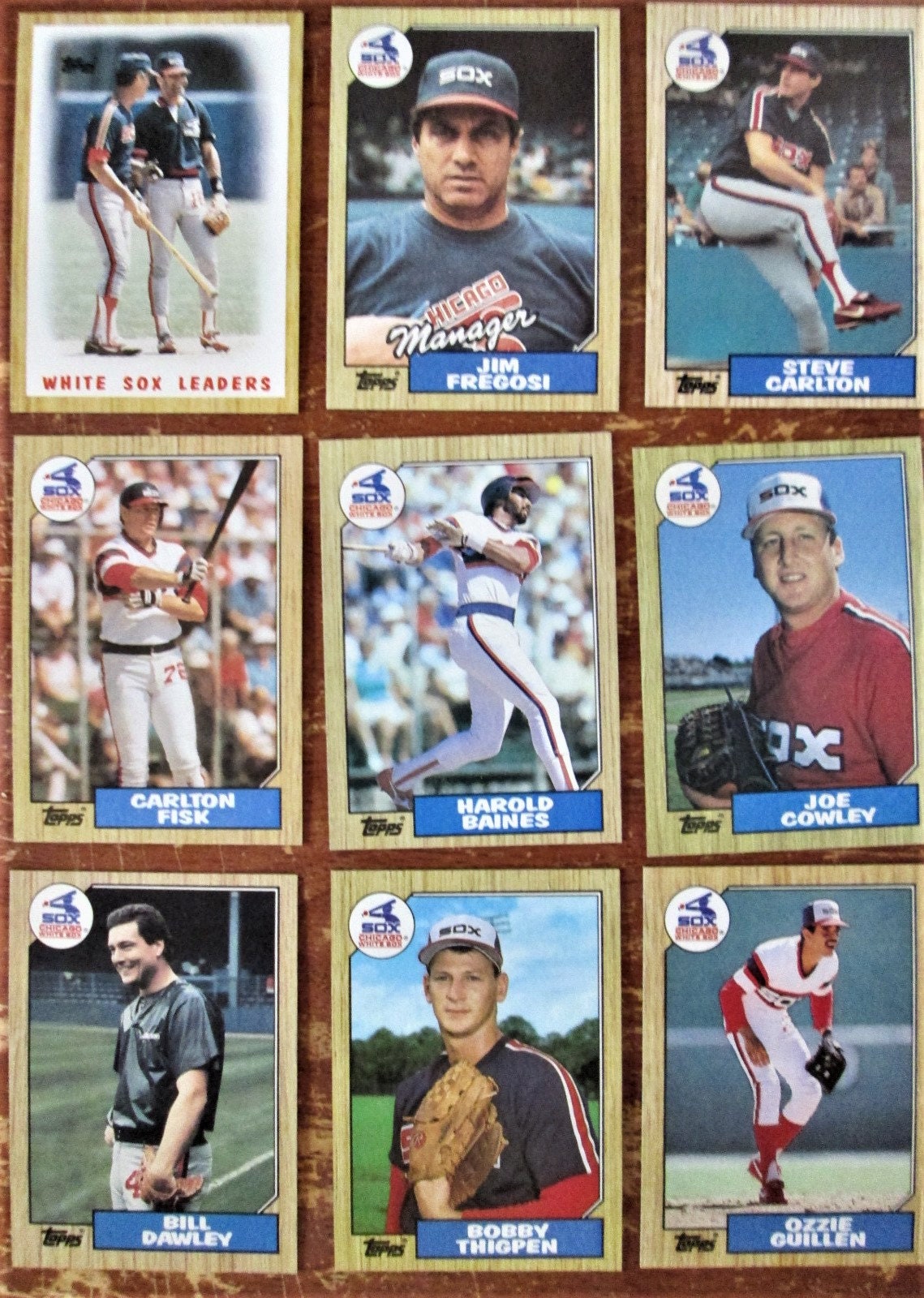 Memorabilia Collectibles Art & Collectibles Fisk Baseball Cards 1987 ...