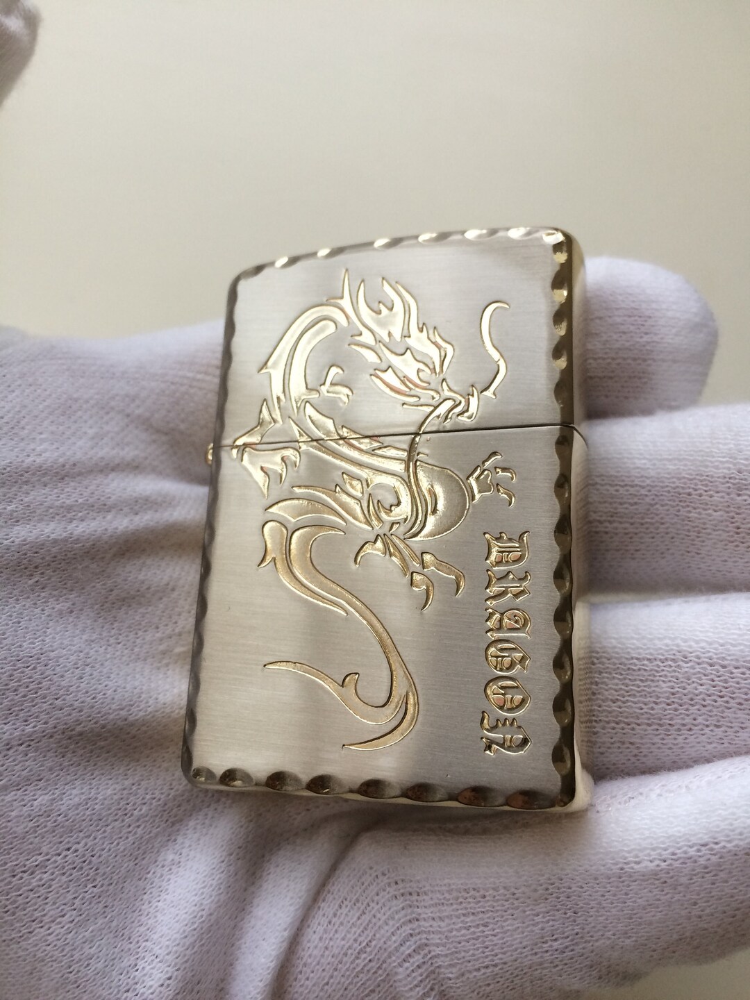 Zippo Dragon Armor Engaraved Rare Custom Handmade Lighter - Etsy