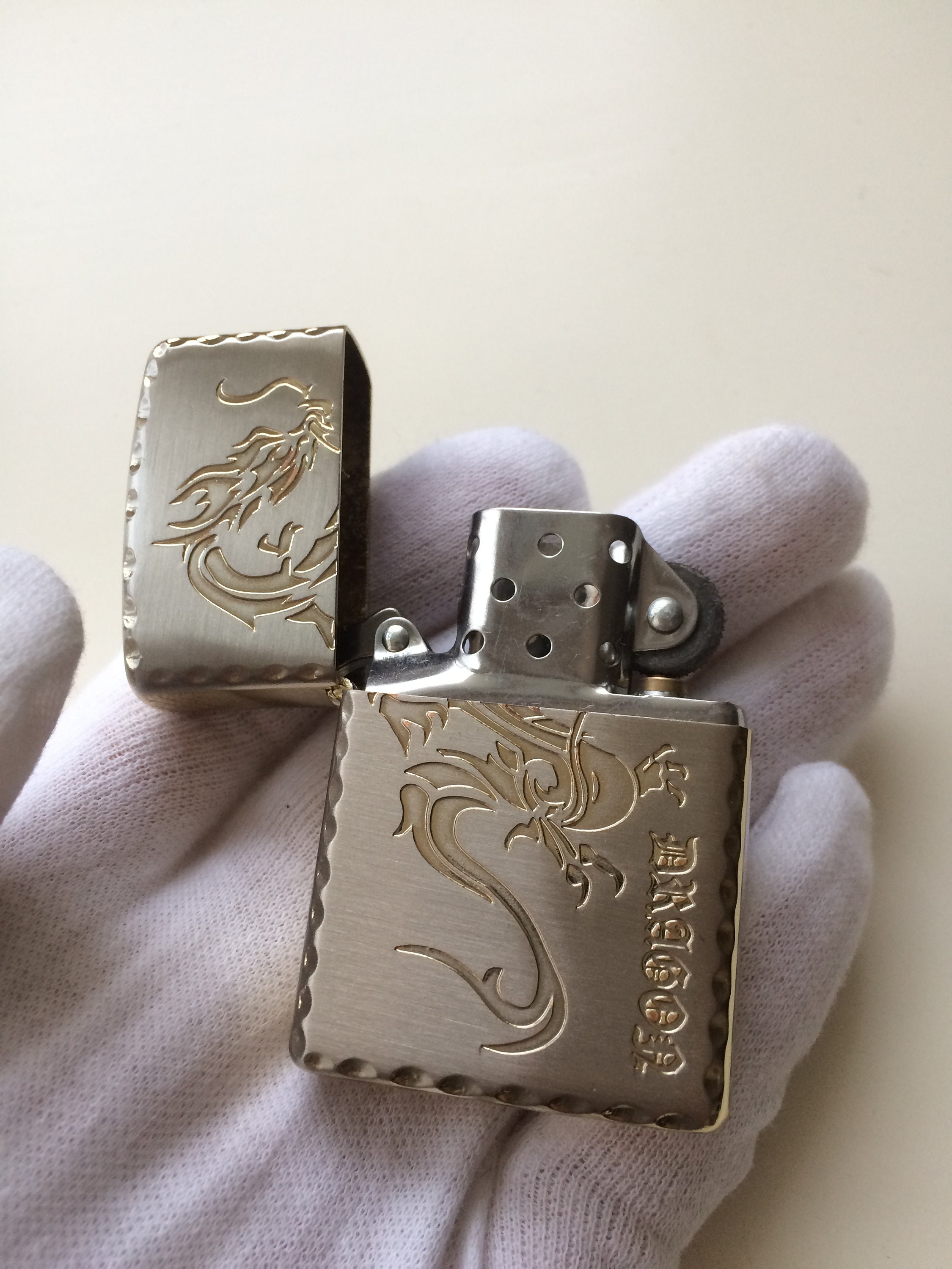 Zippo Dragon Armor Engaraved Rare Custom Handmade Lighter - Etsy