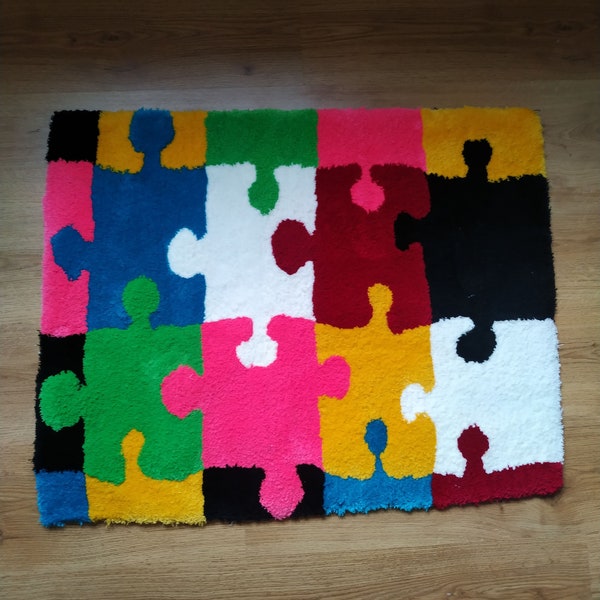 Colourful Puzzle - Etsy