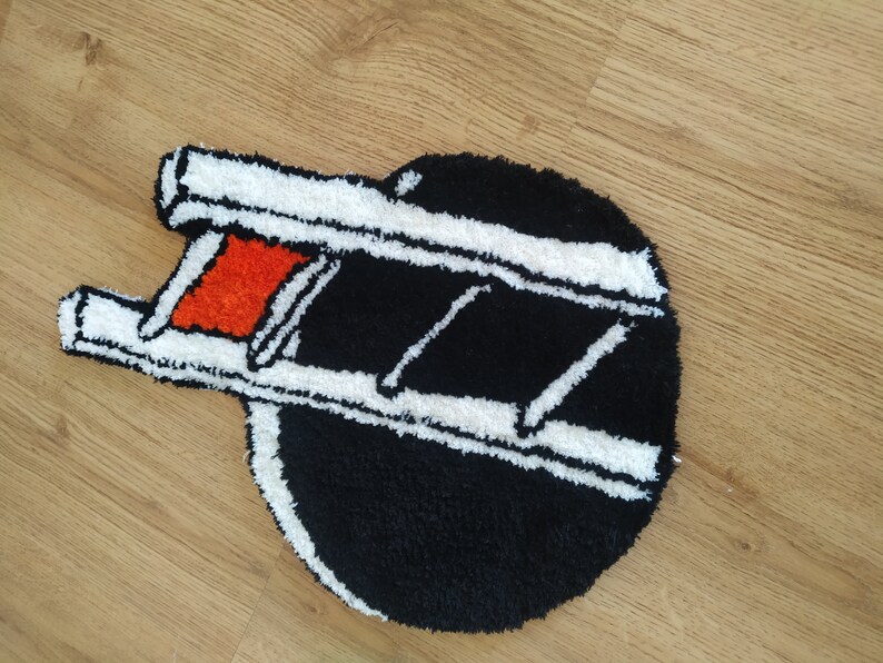 Hand Tufted 3D Illusion Custom Rug Well and Ladder Design - Etsy