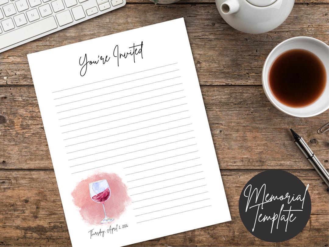 2026 Memorial Letterhead Template | Jehovah's Witnesses | Letter ...