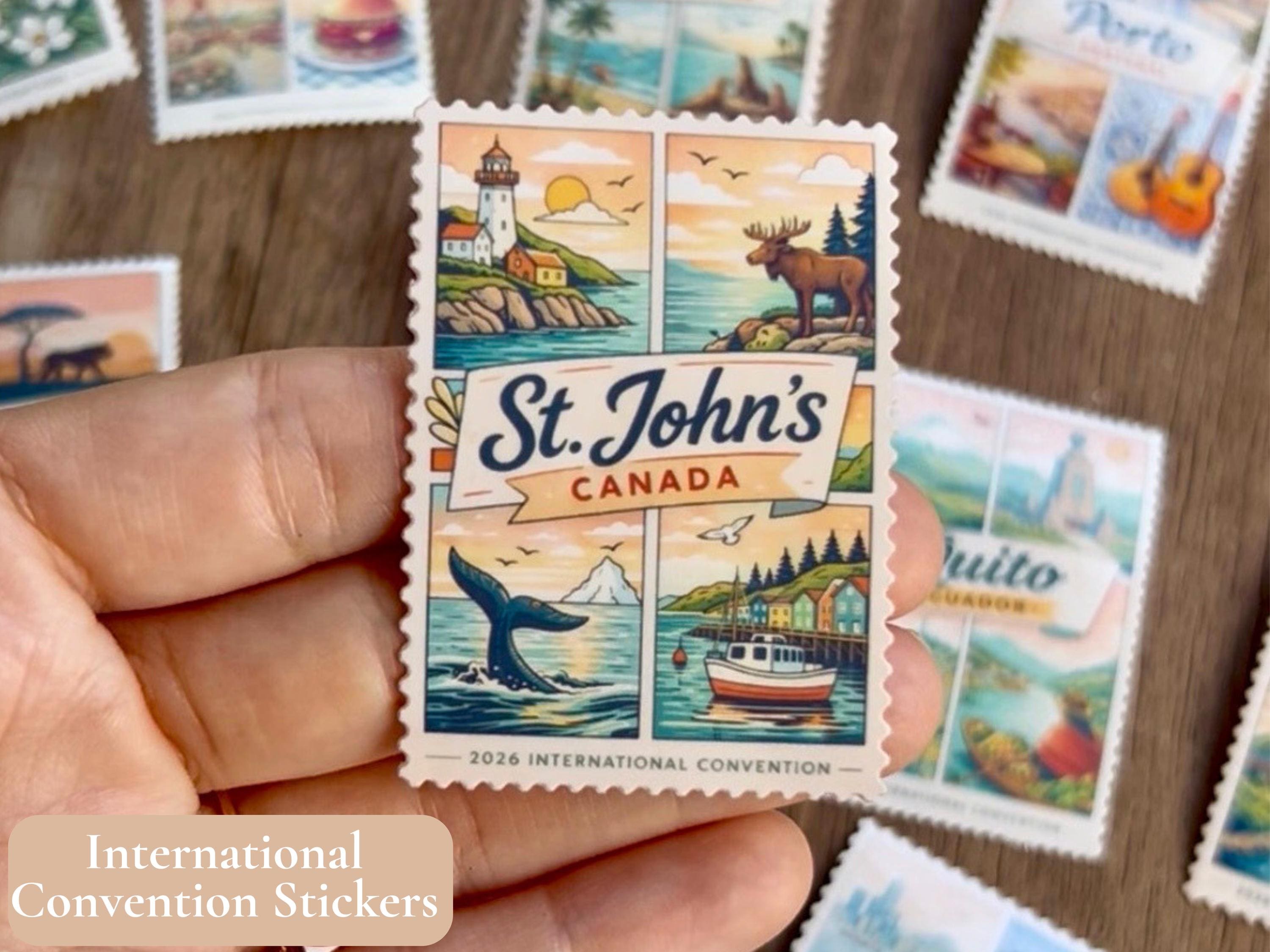 2026 International Convention Sticker Stamps | Choose Your City ...