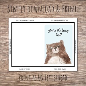 Printable Pun Card Bundle | Cute & Funny Greeting Cards | Thank You ...