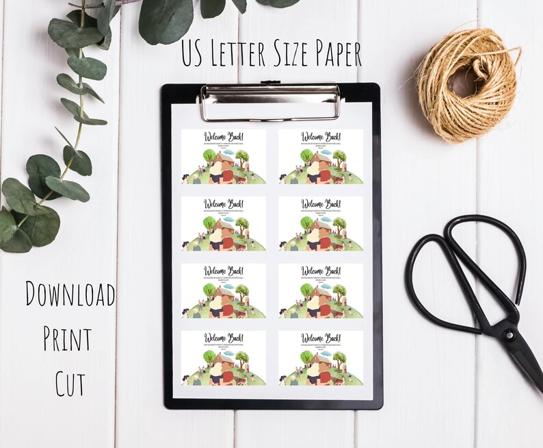 JW Welcome Back Printable Gift Tags | Psalm 133:1 | JW Stickers ...