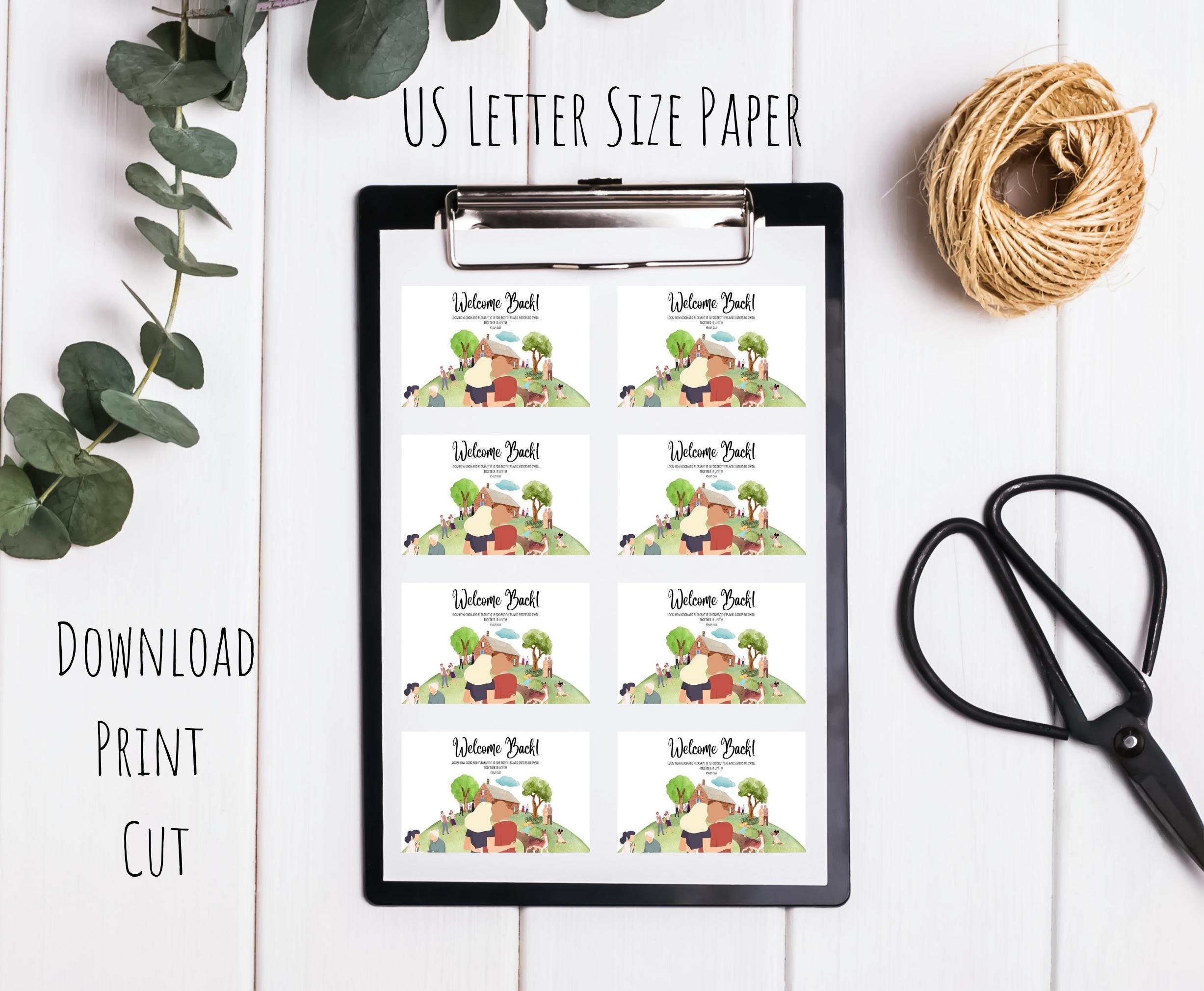 JW Welcome Back Printable Gift Tags Psalm 133:1 JW - Etsy Canada