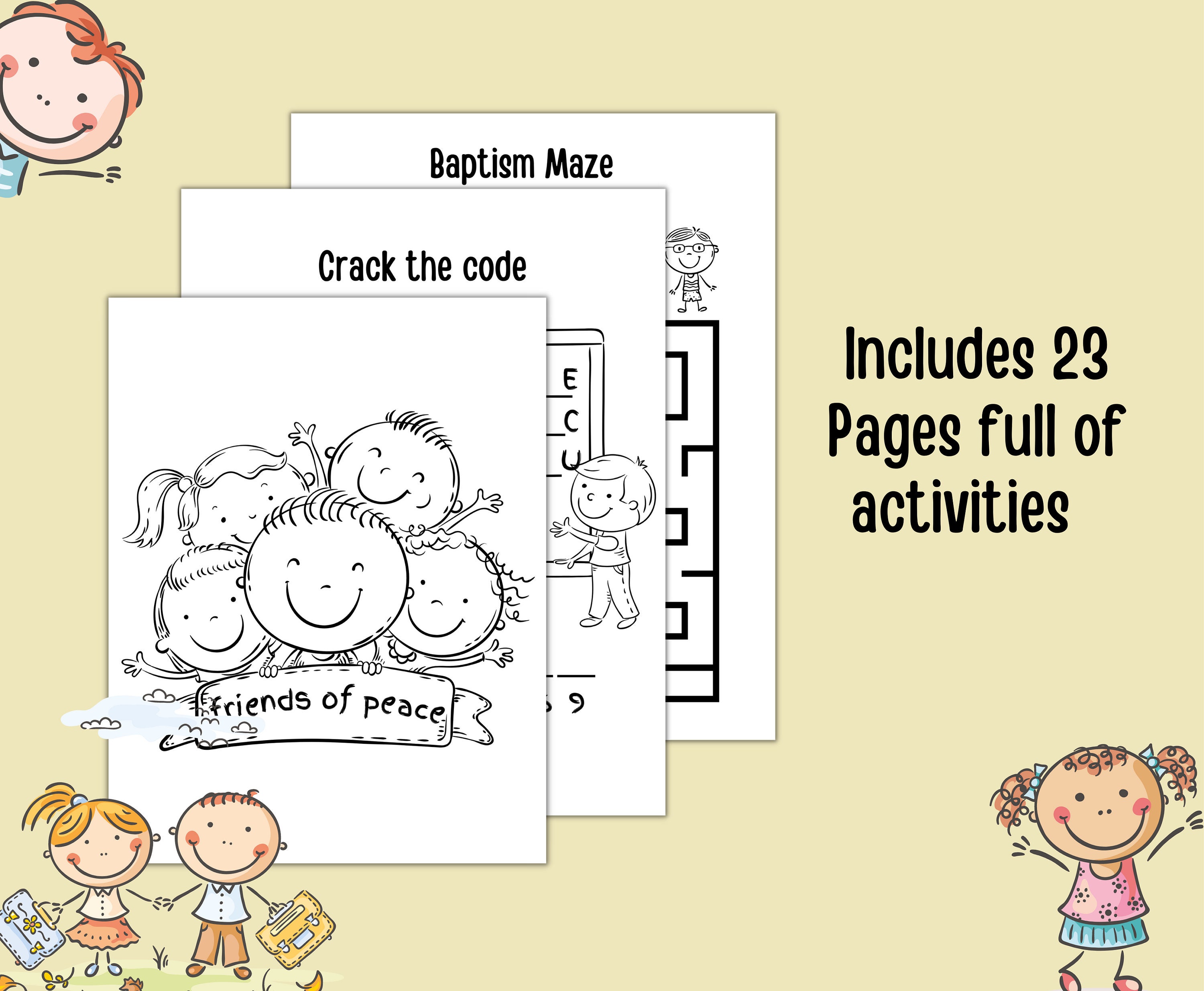 Friends of Peace Kids Activity Notebook | 2022-2023 Circuit Assembly ...