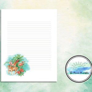 Tropical Paradise Template Bundle | Letter Writing Jehovah's Witnesses ...