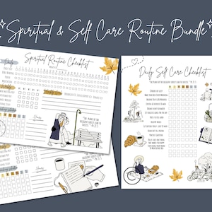 Spiritual Routine & Self Care Checklist Bundle | JW | Daily, Weekly ...