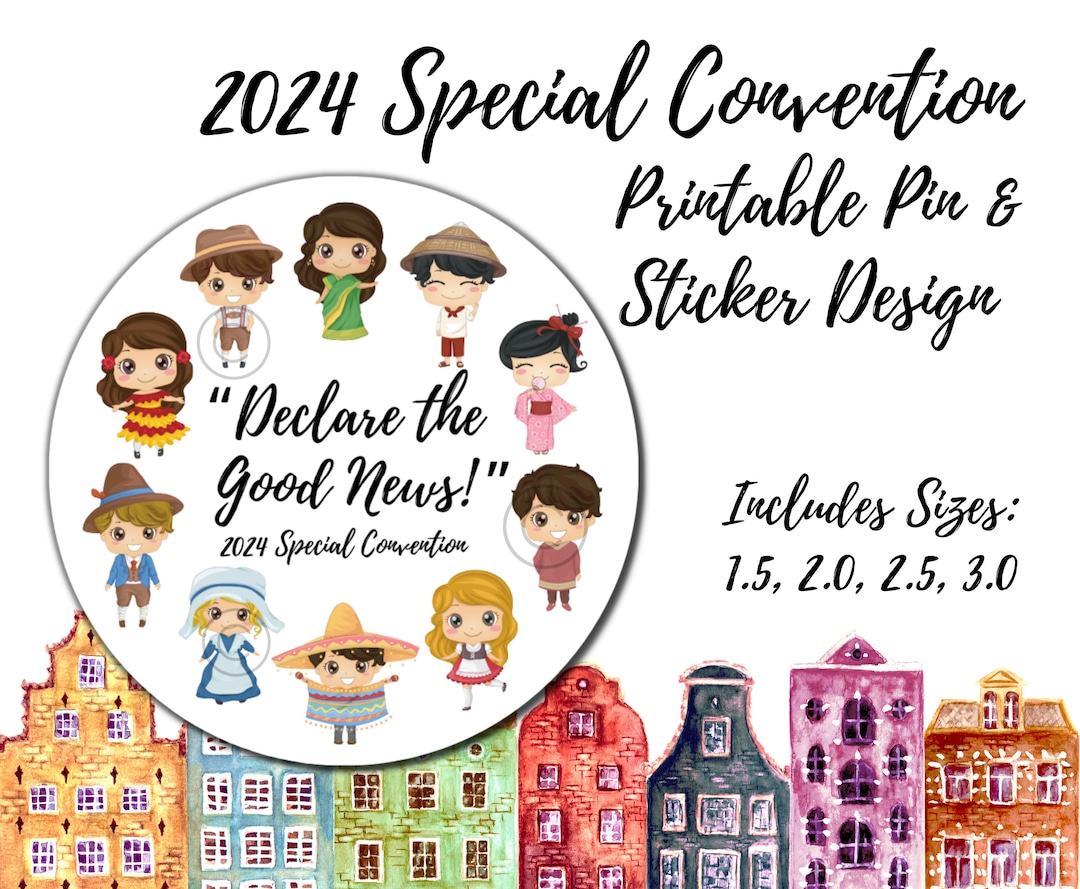 2024 Special Convention Printable Pin & Sticker Design | JW Gifts ...