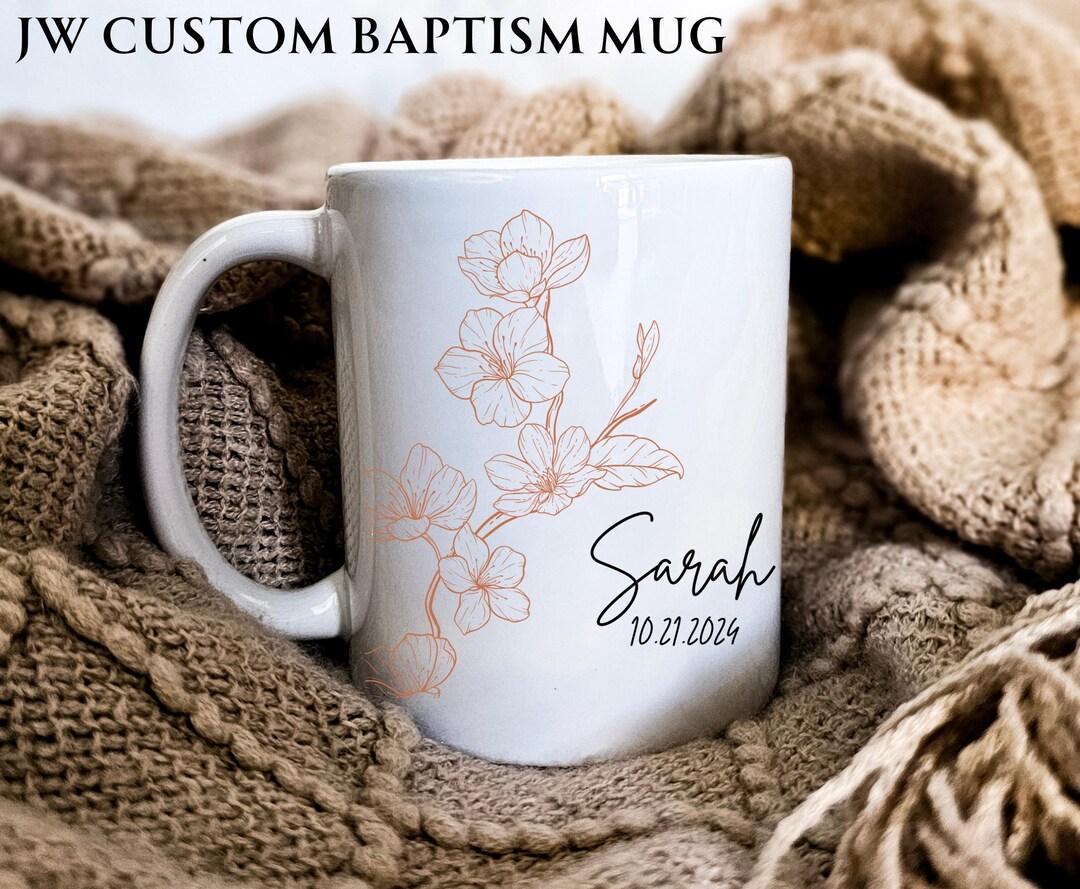 JW Custom Baptism Gift, JW Custom Mug, JW Personalized, Assembly and ...