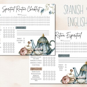 Spiritual Routine Checklist | Morning Vibes Bundle | JW | Planners ...