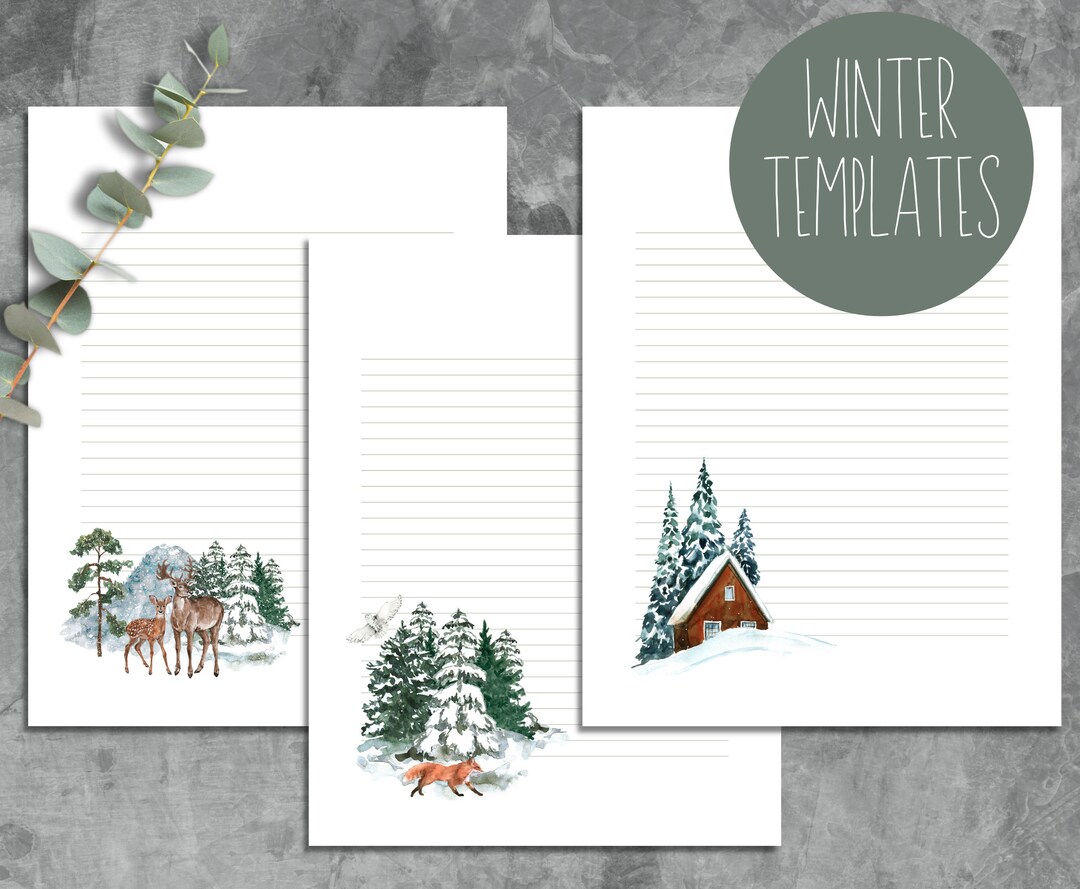 Winter Templates | Jehovah's Witnesses | JW | Letter Writing ...