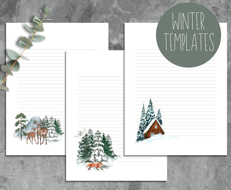 Winter Templates | Jehovah's Witnesses | JW | Letter Writing ...