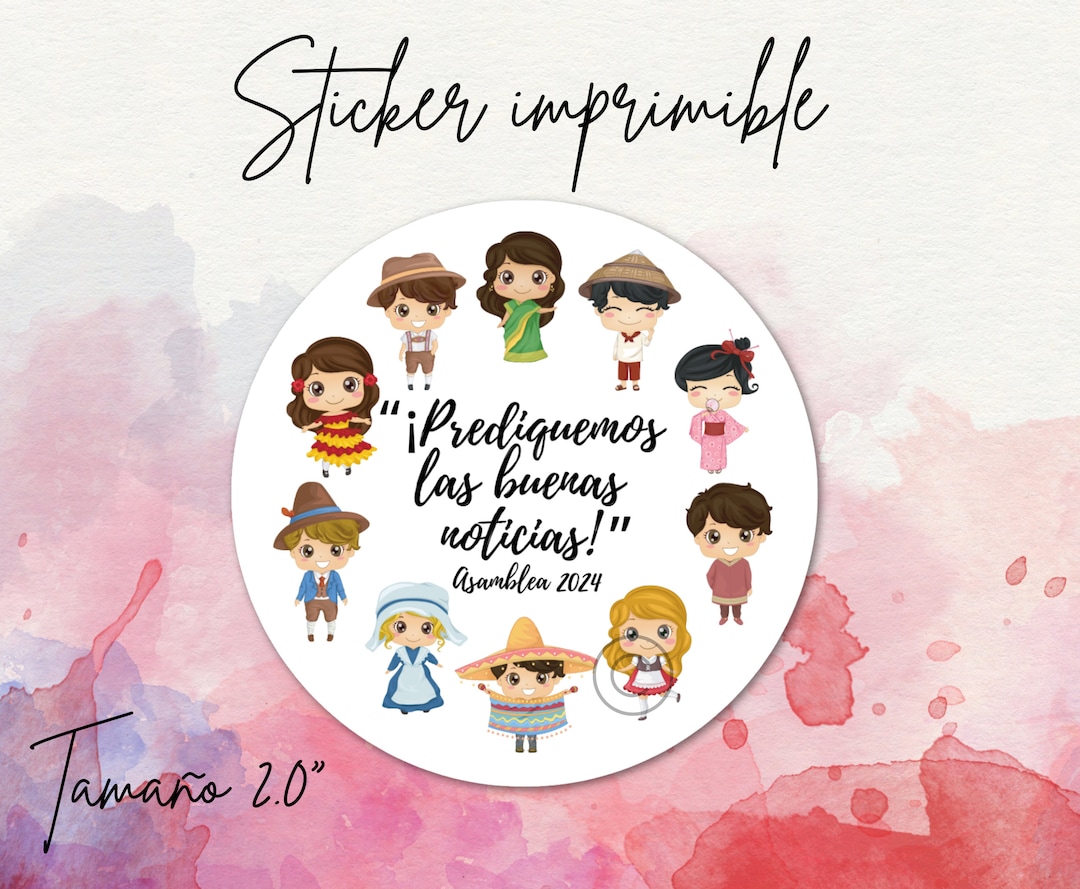 2024 Prediquemos Las Buenas Noticias | Sticker Imprimible | JW Gifts ...