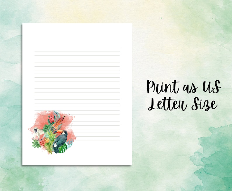 Tropical Paradise Template Bundle | Letter Writing Jehovah's Witnesses ...