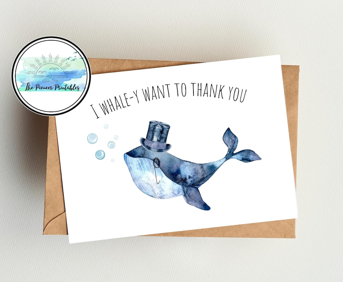 Funny Thank You Card Bundle | Greeting Card | Appreciation | Animal ...