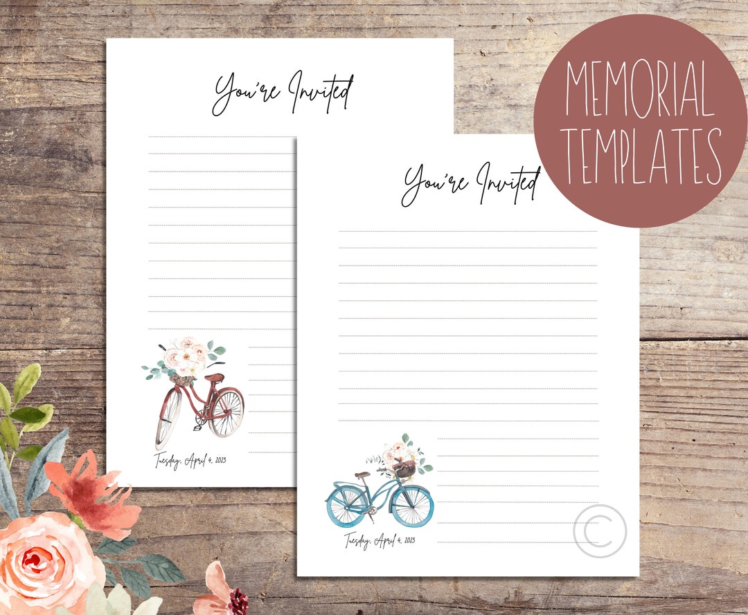 Memorial 2023 Printable Bicycle Templates JW Jesus Christ's Death ...