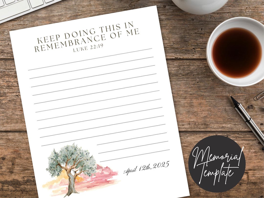 2025 Memorial Letterhead Template | Jehovah's Witnesses | Letter ...