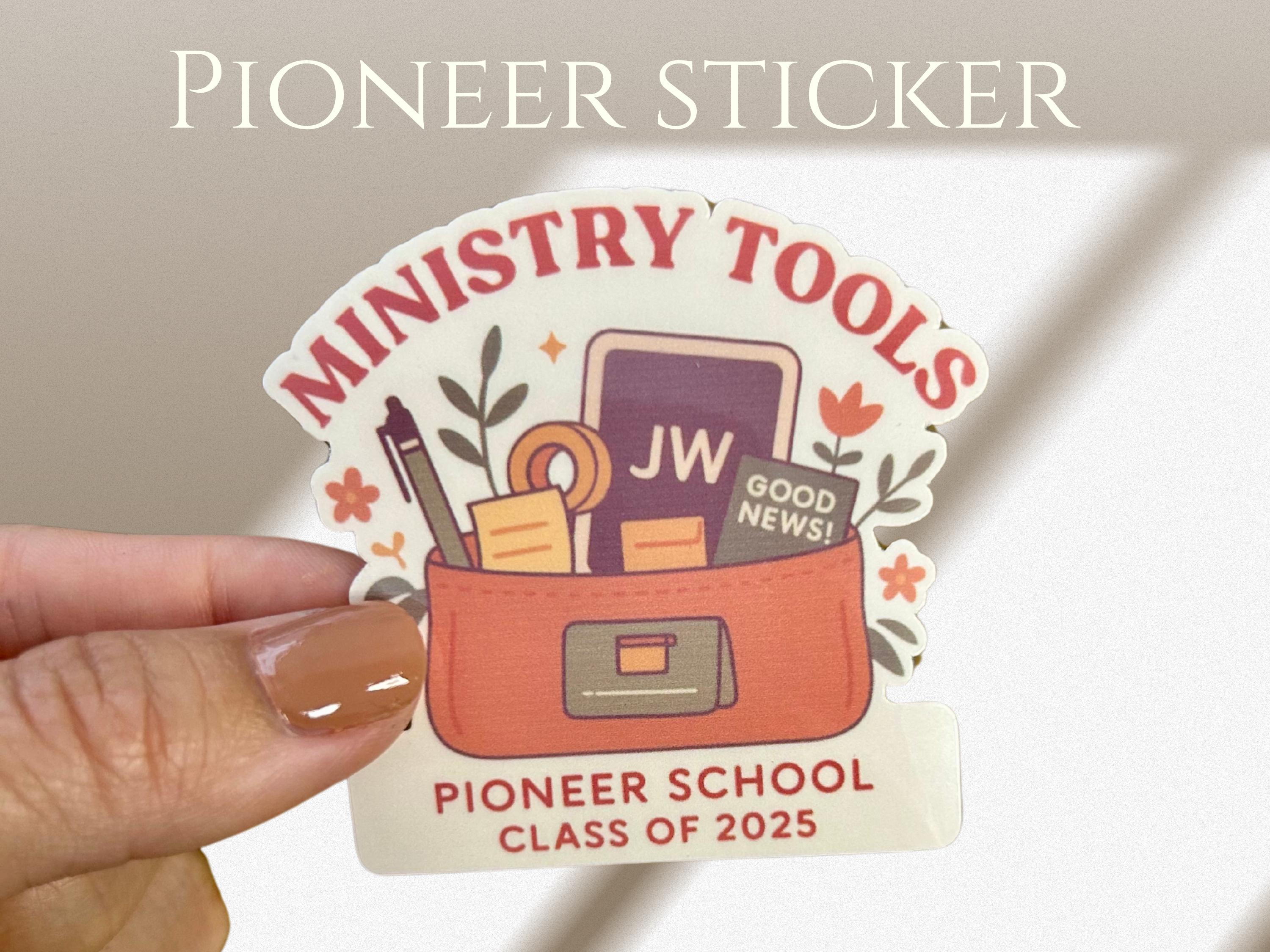 JW Pioneer Stickers | Pioneer School Gifts | Ministry | Jehovah’s ...