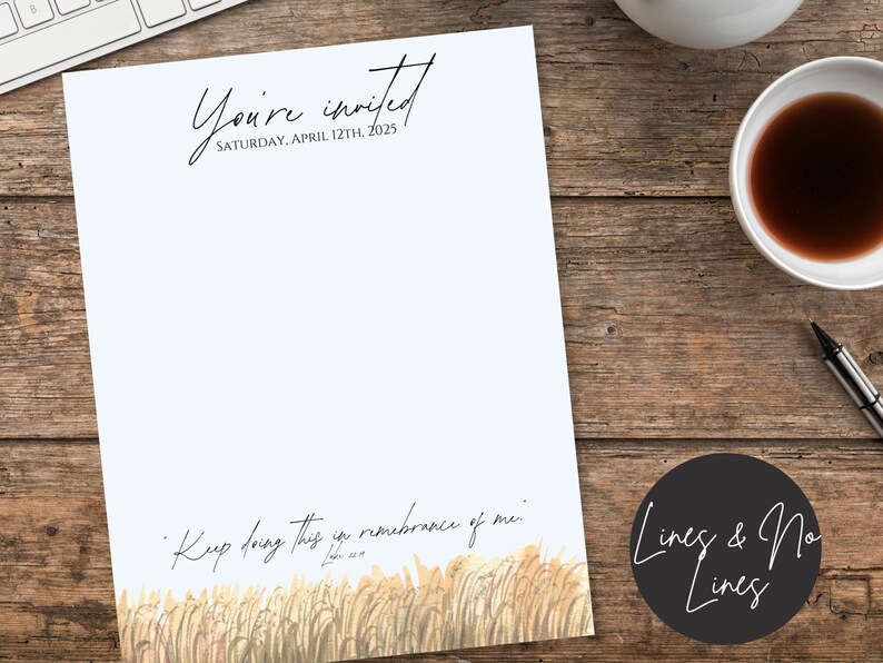 2025 Memorial Letterhead Template | Jehovah's Witnesses | Letter ...