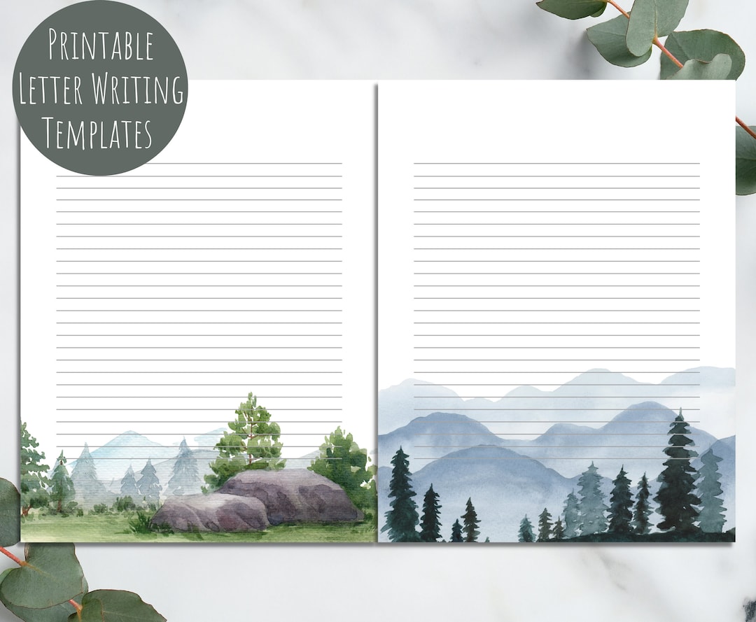 JW Letter Writing Templates | Mountain Pines | Campaign | Stationary ...