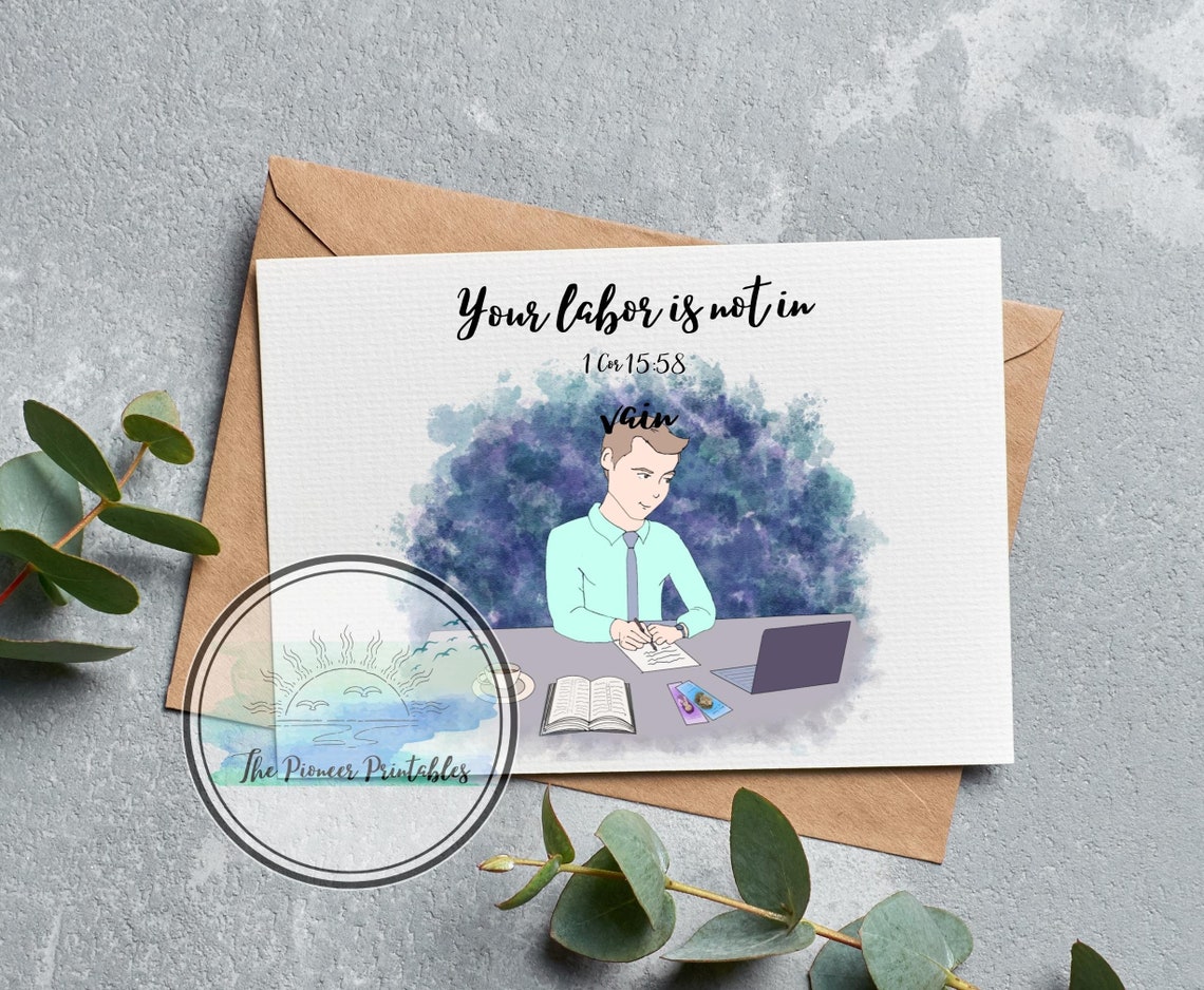 JW Clipart | Preaching Illustration | Pioneer | Letter Writing ...