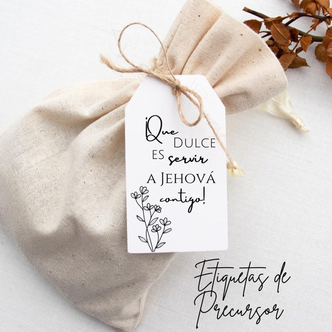 JW Etiquetas De Precursor | Regalos De Precursor | Pioneer Gift Tags ...
