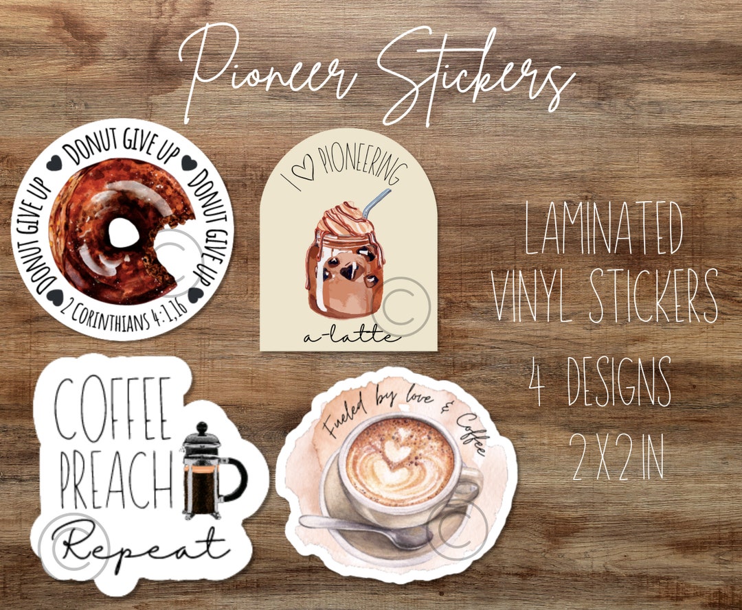 JW Pioneer Stickers | Vinyl Laminated Waterproof | Jehovah's Witnesses ...