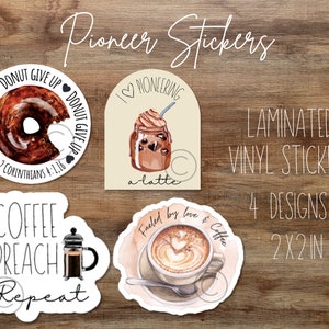 JW Pioneer Stickers | Vinyl Laminated Waterproof | Jehovah's Witnesses ...